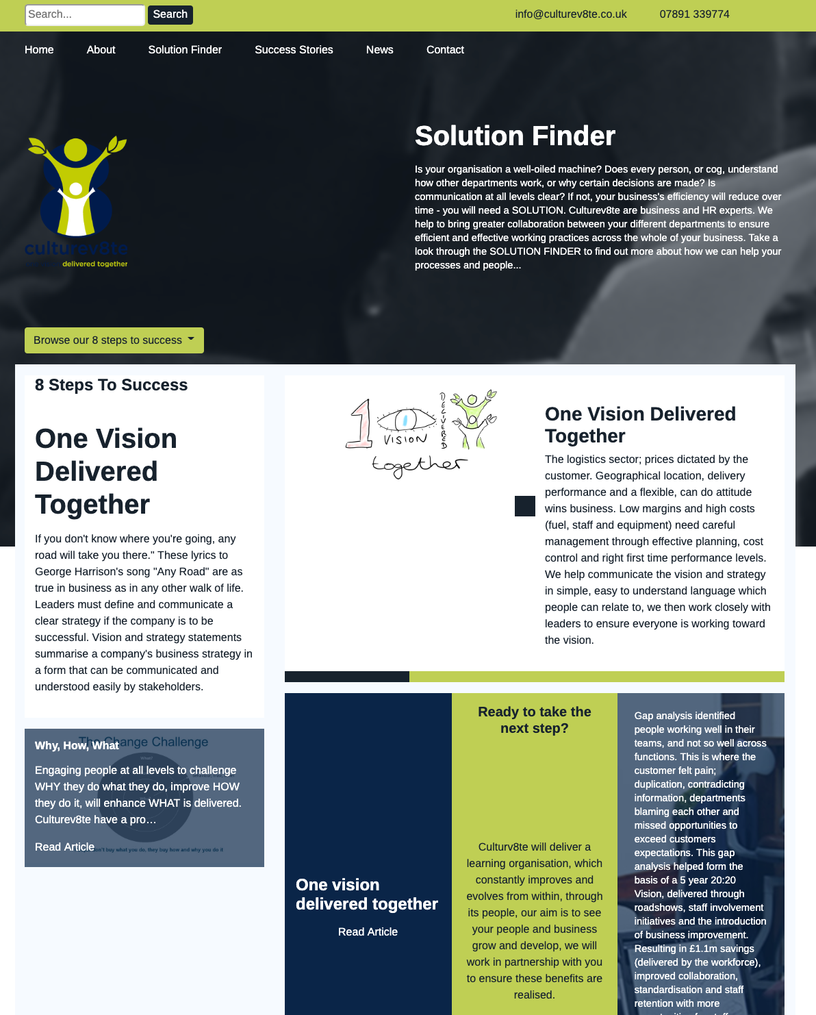 Brian Milman - UX Consultant - UX Project - Shifting the change in culture